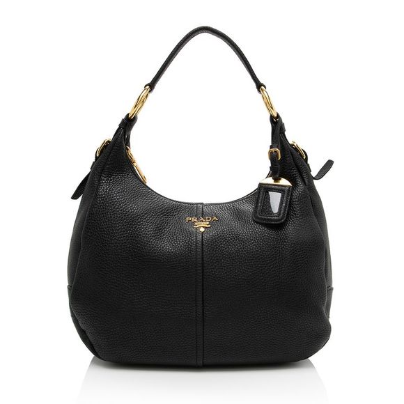 Prada | Bags | Prada Vitello Daino Zip Hobo | Poshmark